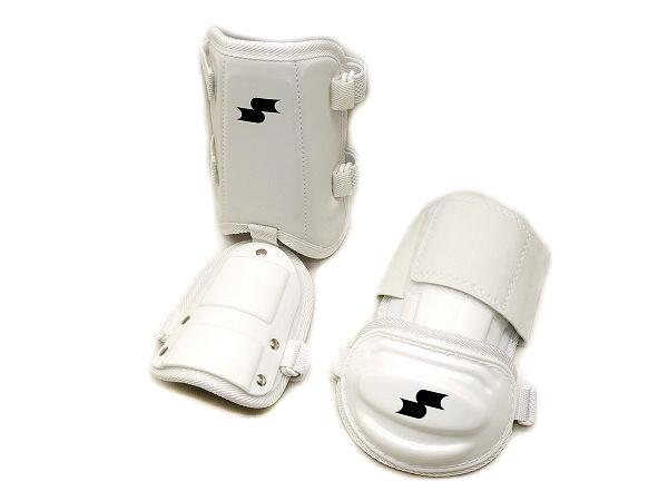 SSK Baseball Elbow/Shin Guard - White