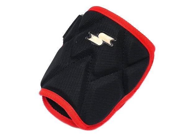 SSK Premium Pro Batter Elbow Guard - Black/Red
