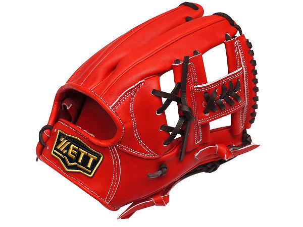 ZETT Pro Elite 11.75 inch Japan Red Infielder Glove