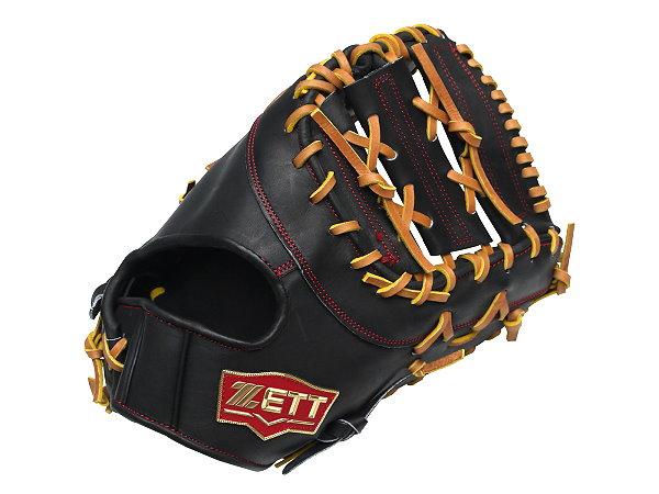 ZETT Pro Model 12.5 inch Black First Base Mitt