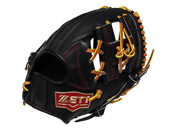 ZETT Pro Model 11.25 inch Black Infielder Glove